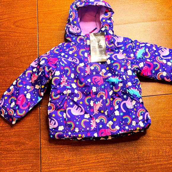 The Children's Place | Jackets & Coats | Nwt 4t 4 Rainbows Dinosaurs ...